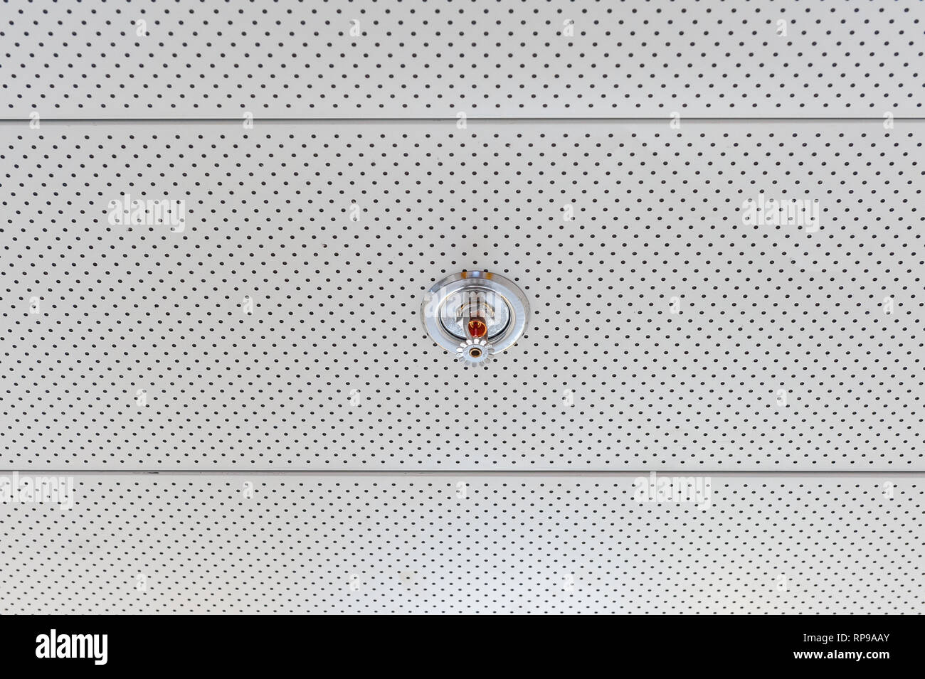 Perforated Ceiling Panels Fire Sprinklers Sprinkler System Fire