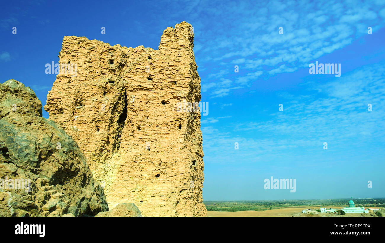 Landscape with the Mosque on the place of the prophet Abraham birth and ...