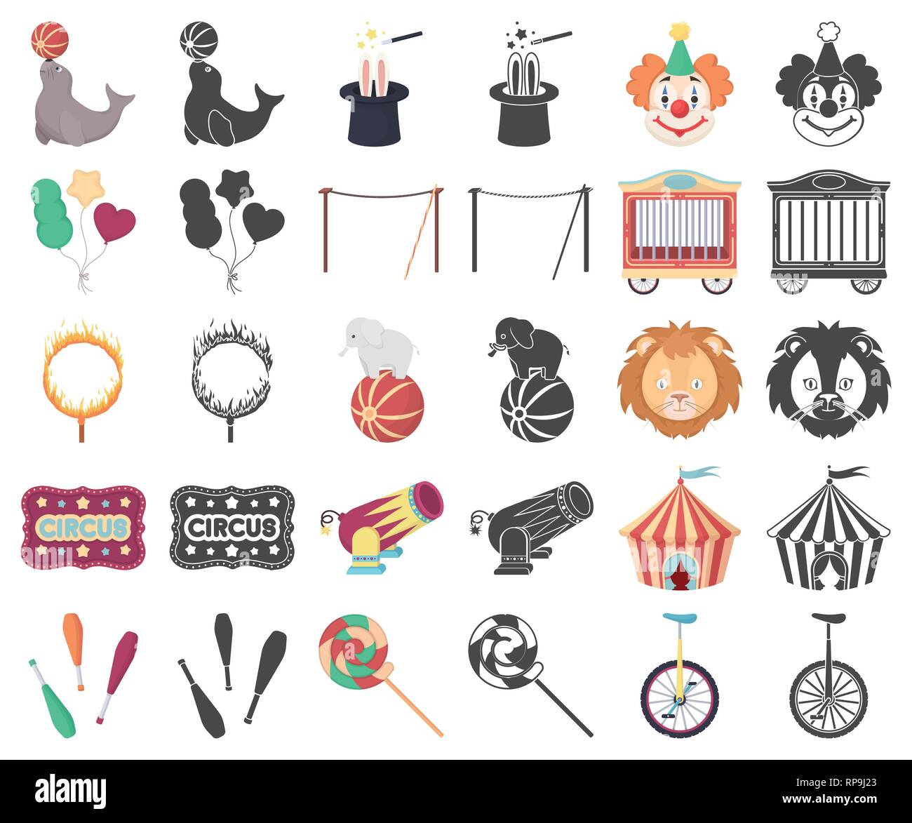 Burning lollipop Stock Vector Images - Alamy