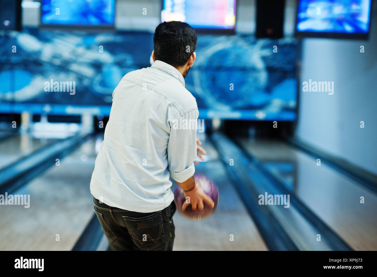 Bowling alley back hi-res stock photography and images - Alamy