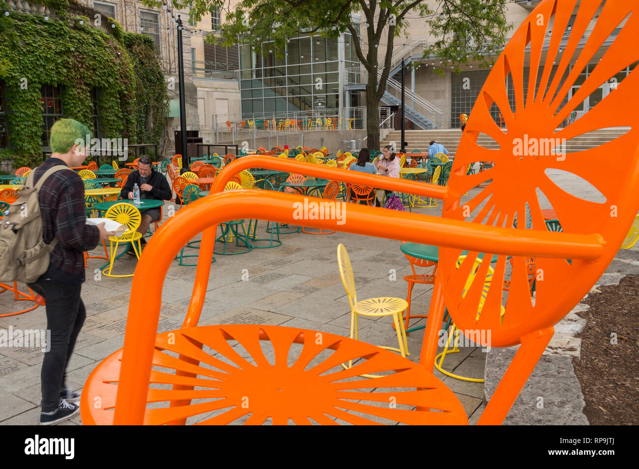 University of wisconsin students hi-res stock photography and images ...