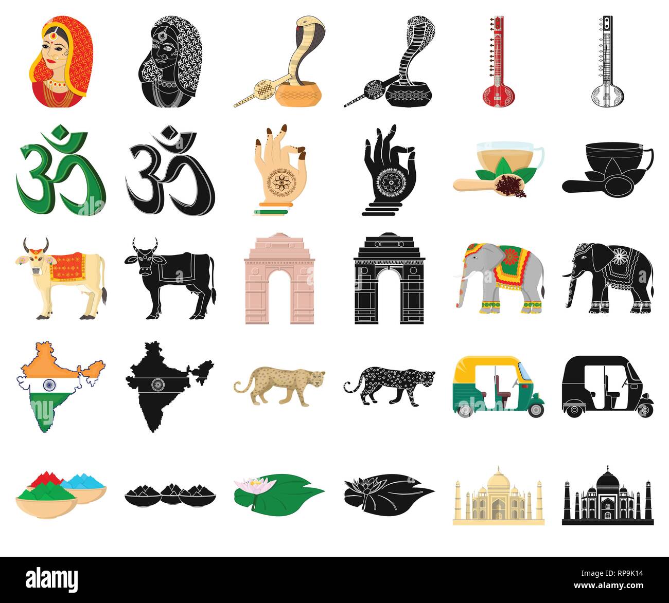 attributes,aum,cartoon,black,character,collection,country,cow,culture ...