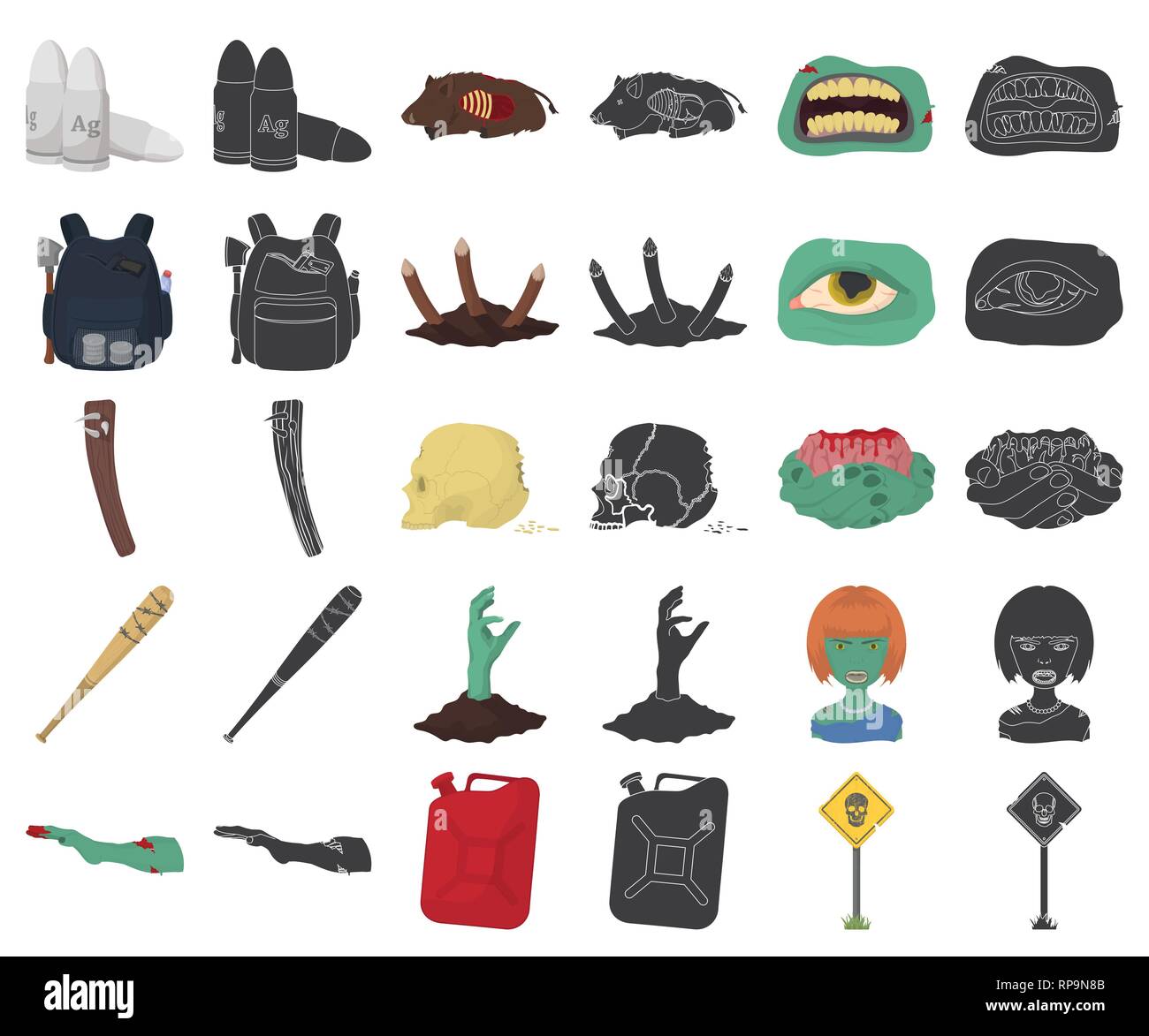 Blood dead girl Stock Vector Images - Alamy