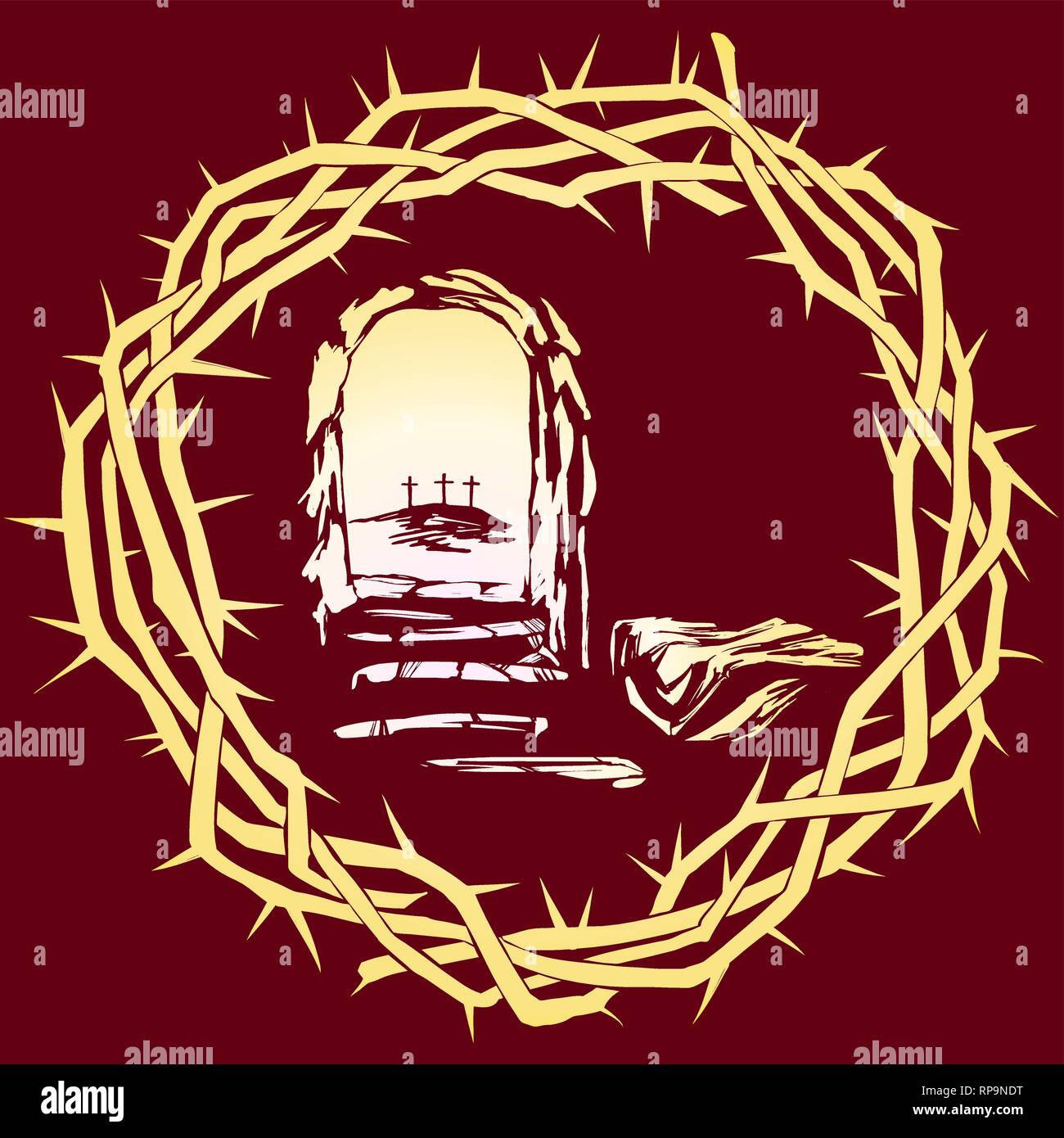 God and faith Stock Vector Images - Alamy