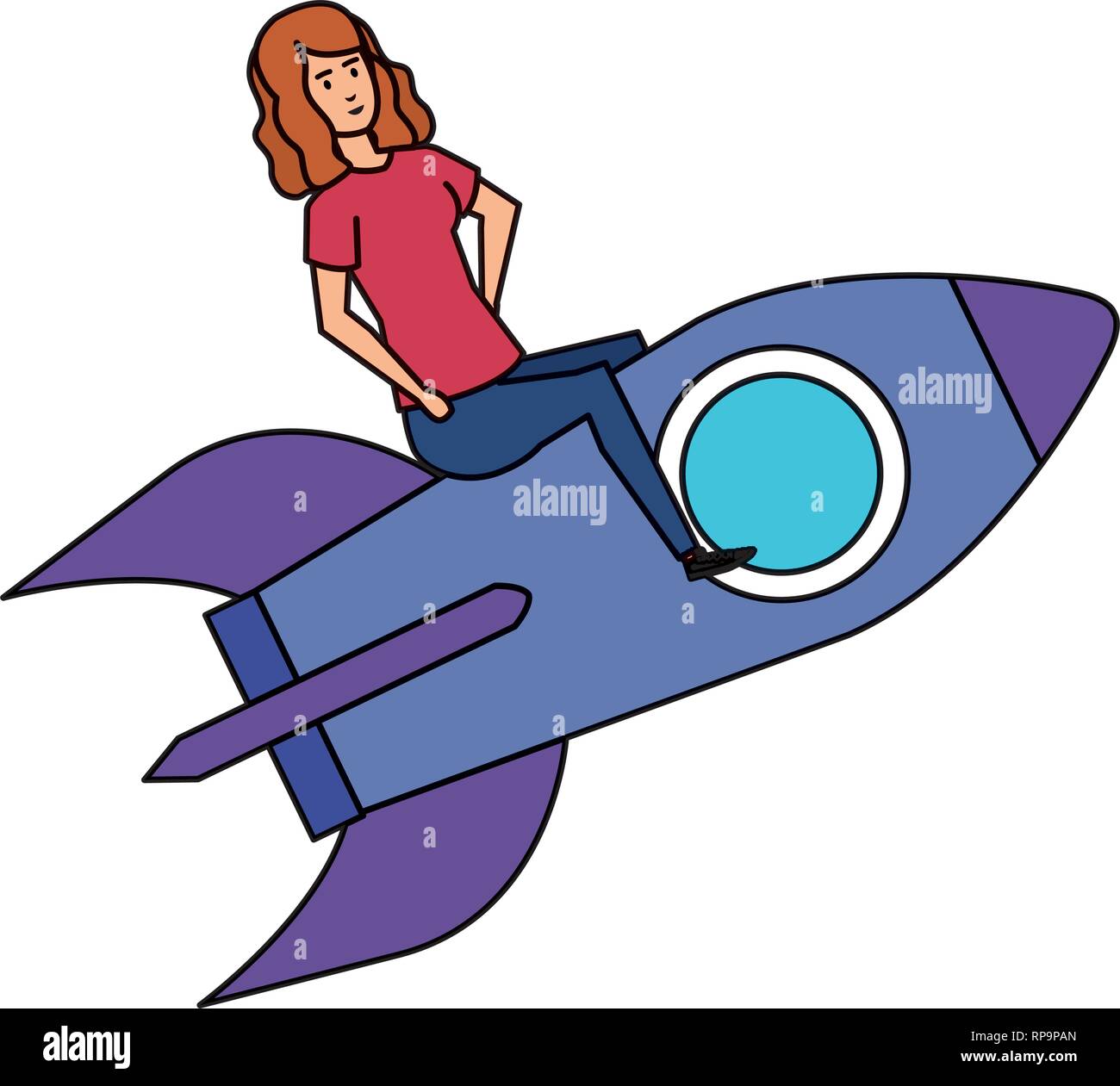 Woman rocket launcher Cut Out Stock Images & Pictures - Alamy