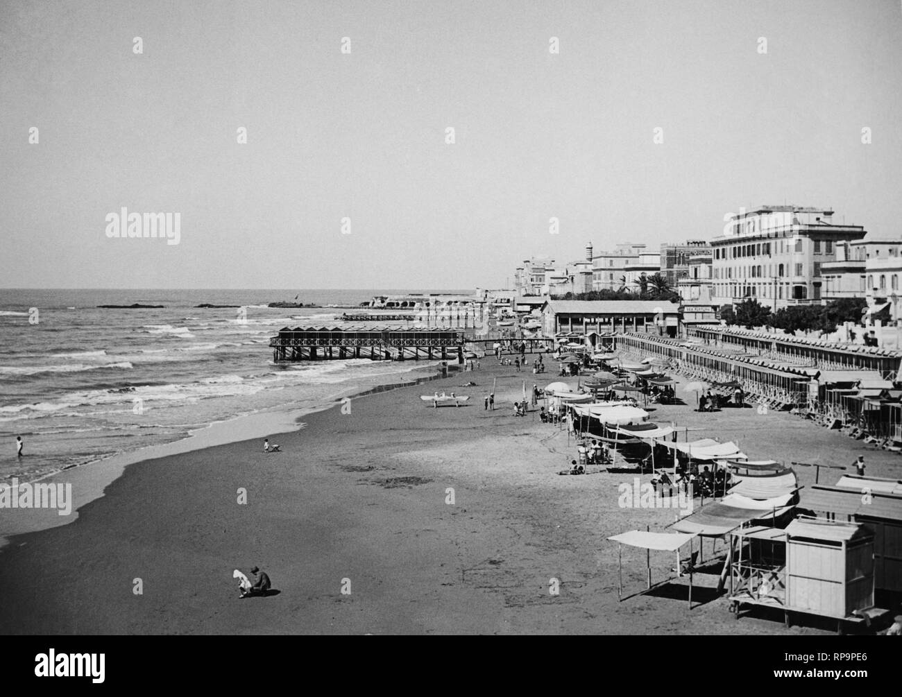 beach, anzio, lazio, italy 1920 Stock Photo - Alamy