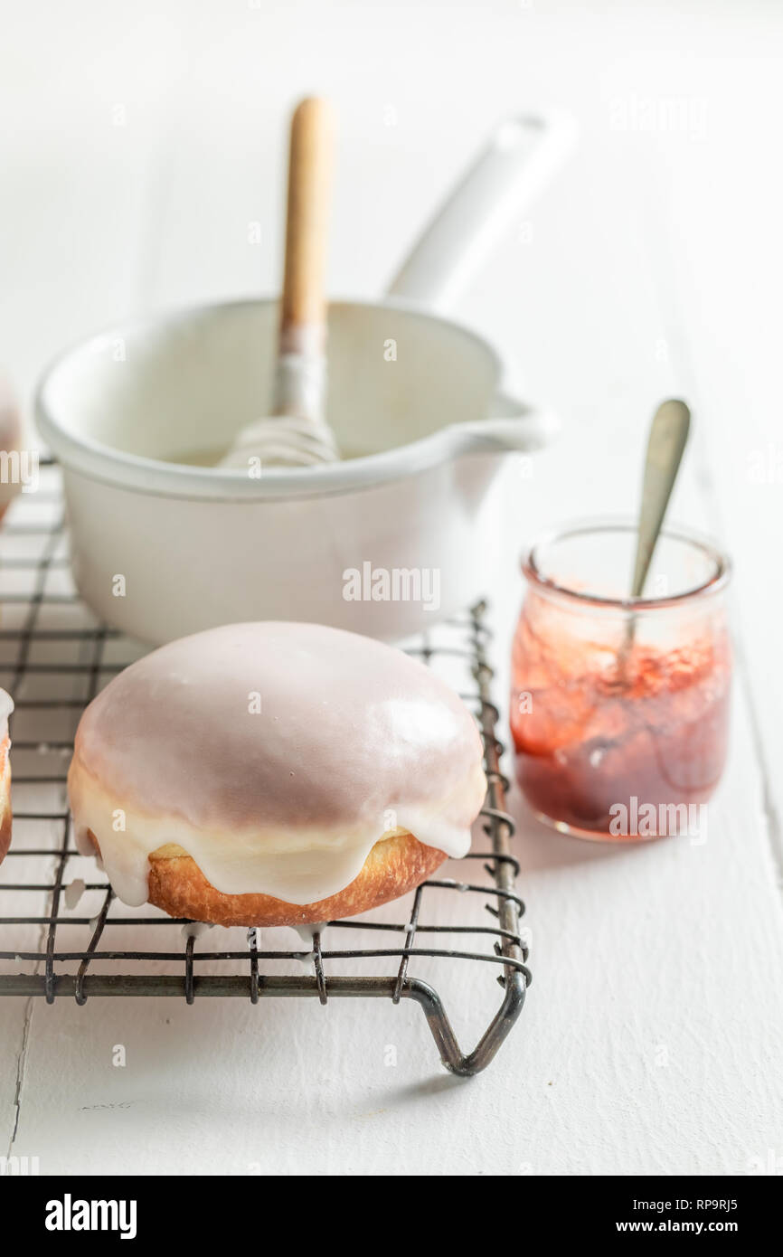 Homemade and tasty donuts ready to eat Stock Photo - Alamy