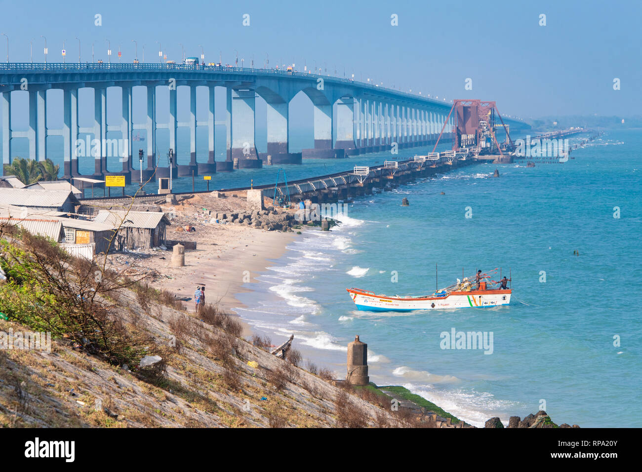 Pamban Bridge High Resolution Stock Photography and Images - Alamy