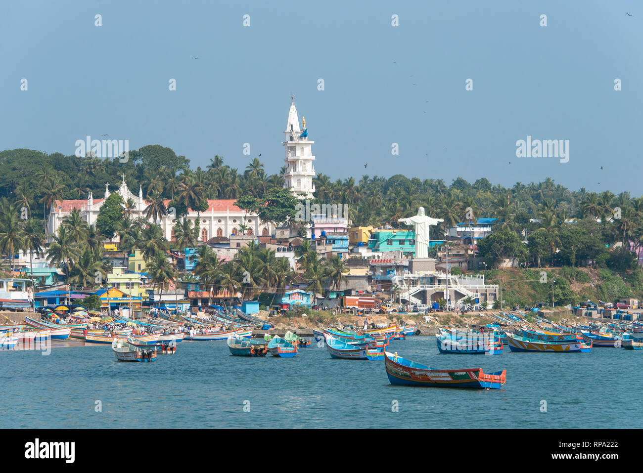 Indian village boats hi-res stock photography and images - Alamy