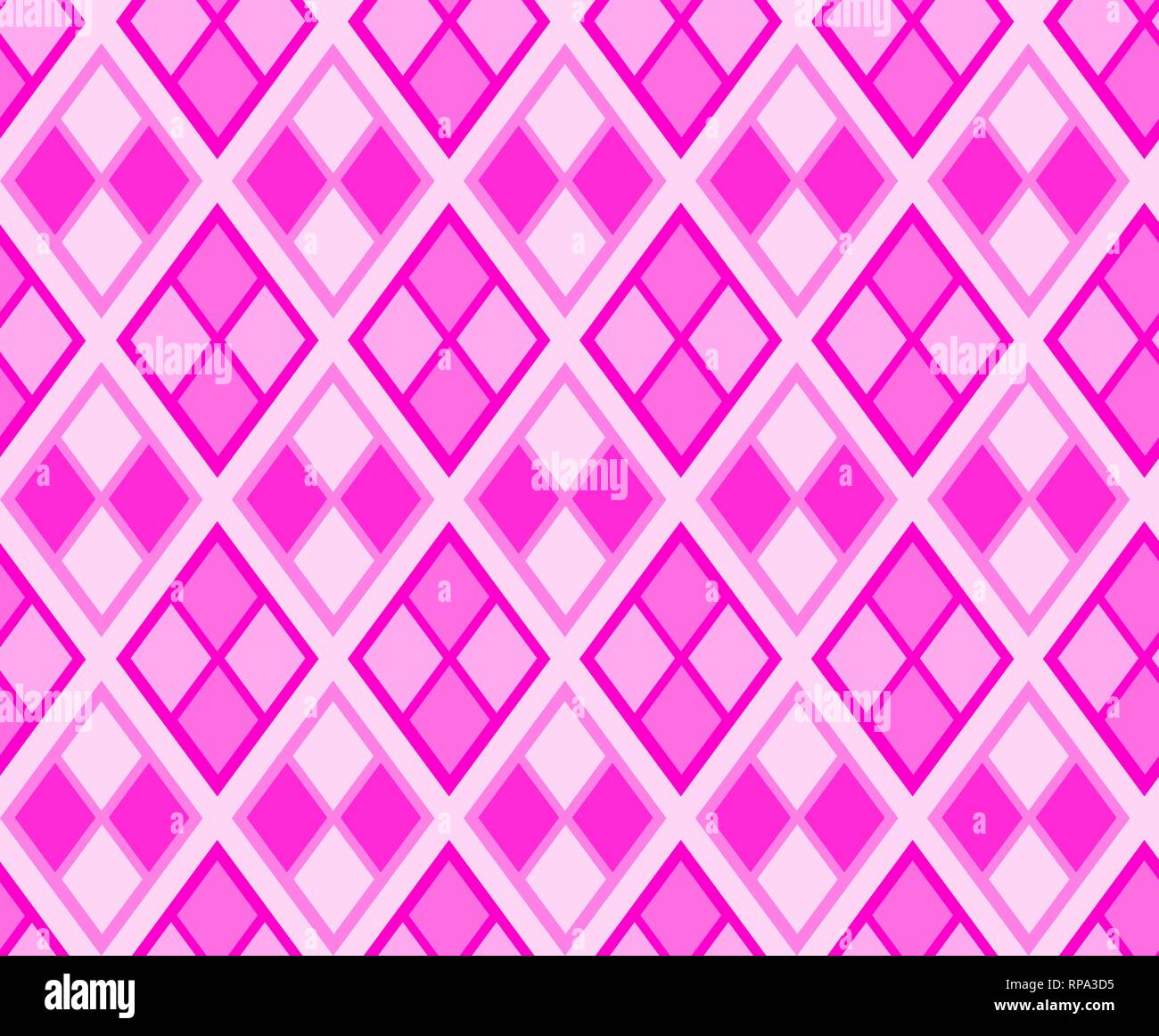Rhombus diamond background illustration. Argyle seamless texture ...