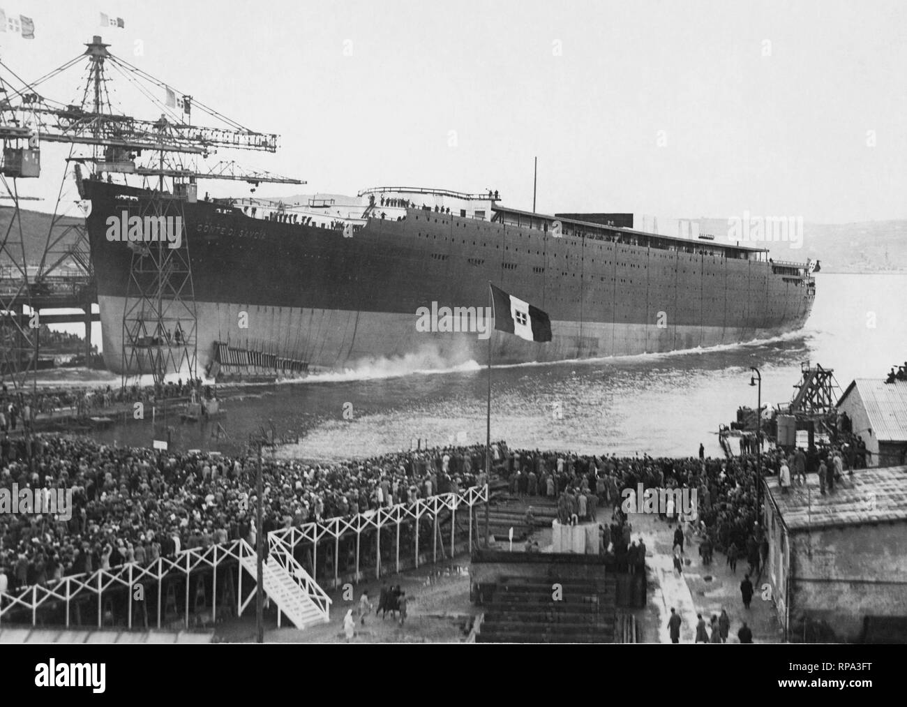transatlantic liner, 1920-1930 Stock Photo - Alamy