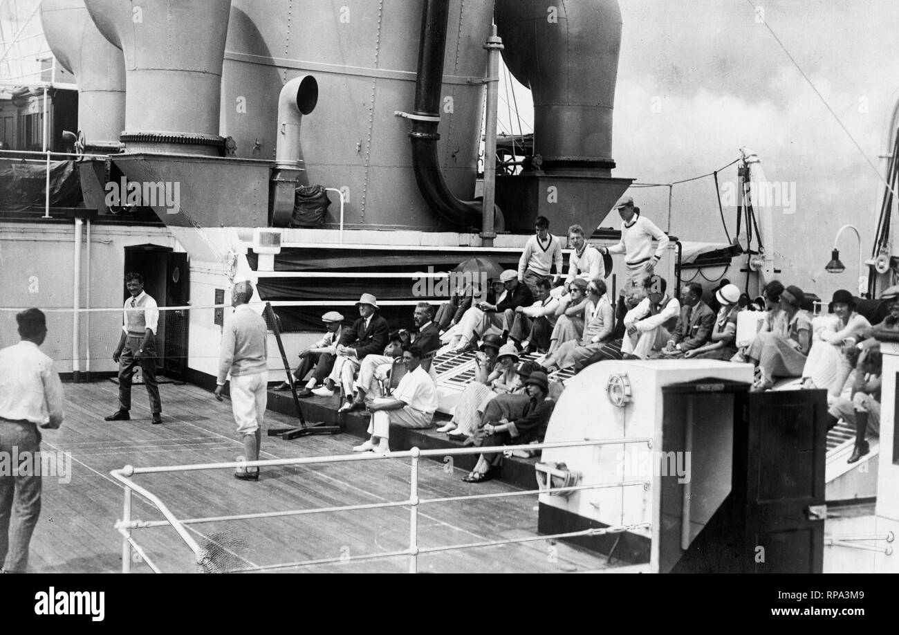 conte verde transatlantic, 1930 Stock Photo - Alamy