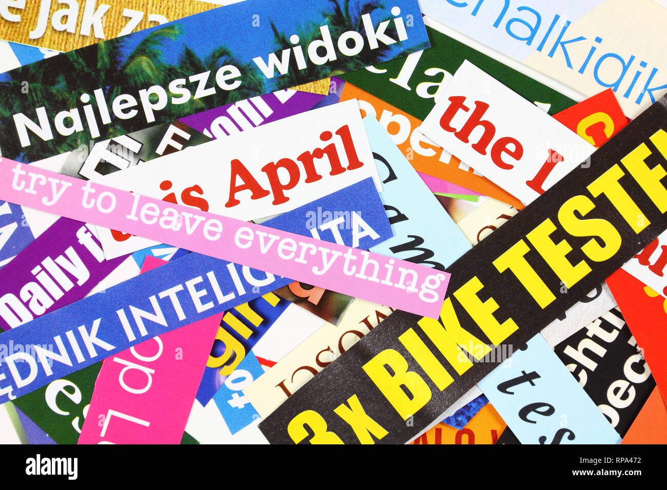 Newspaper Collage Stock Photos & Newspaper Collage Stock Images - Alamy