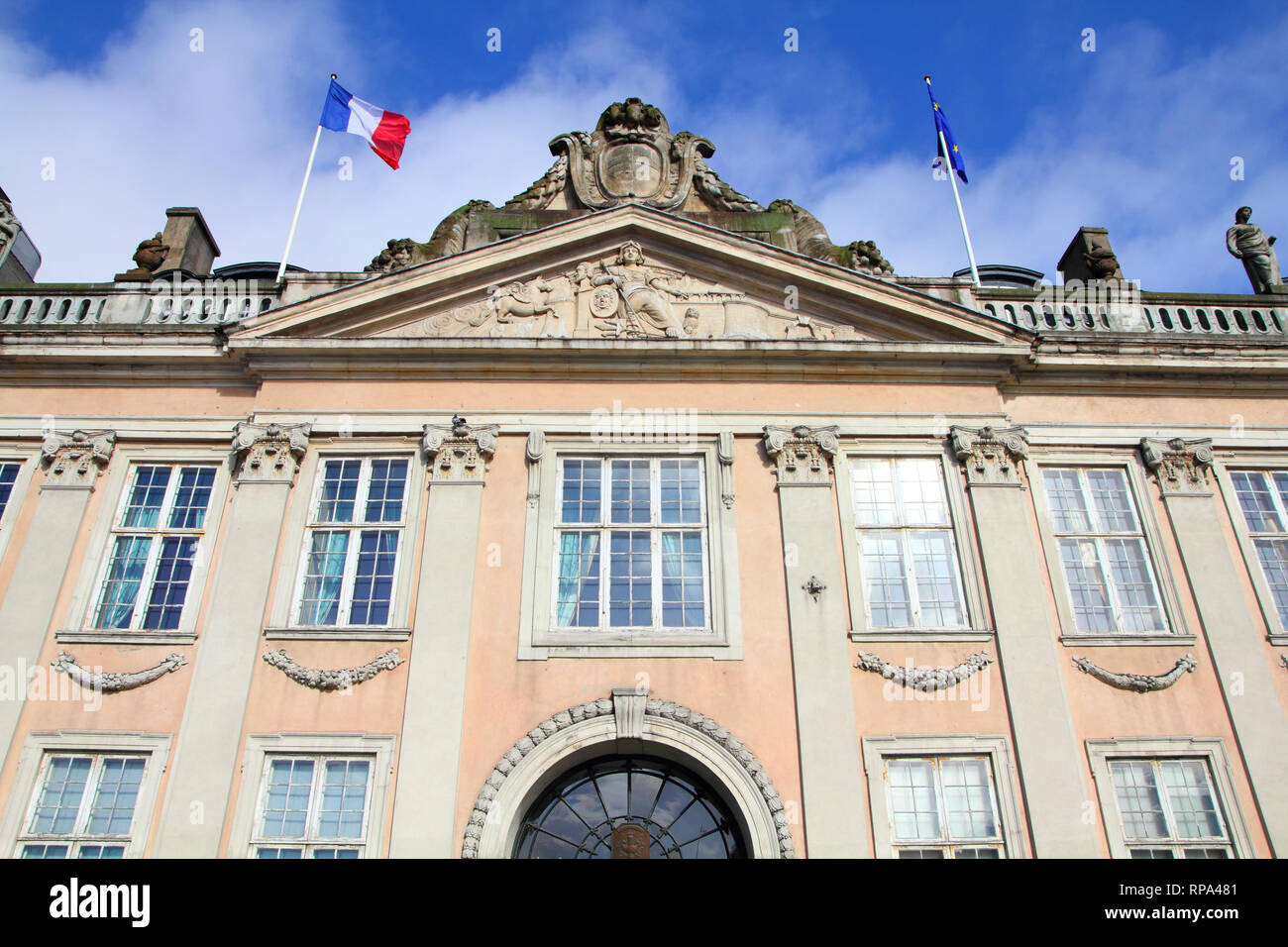 French embassy in Copenhagen, Denmark. Diplomatic office of Republic of ...