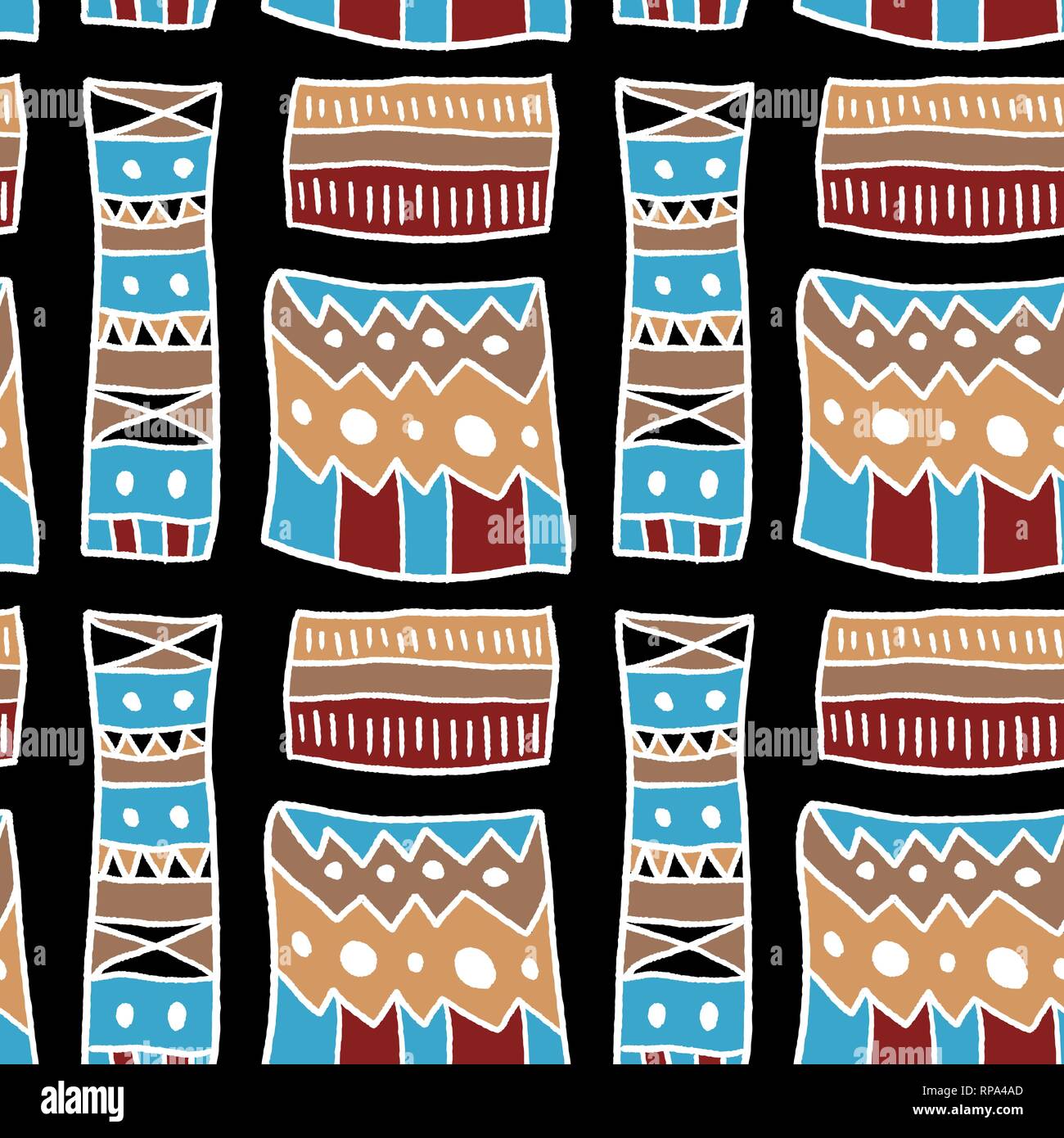 Africa fashion design - artistic fabric material texture. Seamless ...