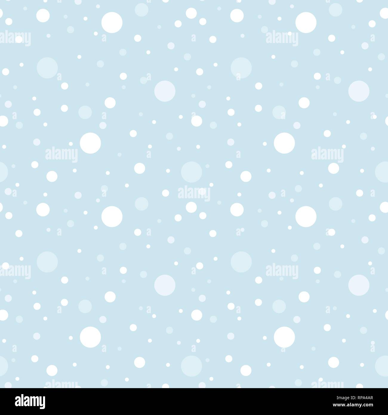 Snow background - simple seamless winter texture. Vector illustration ...