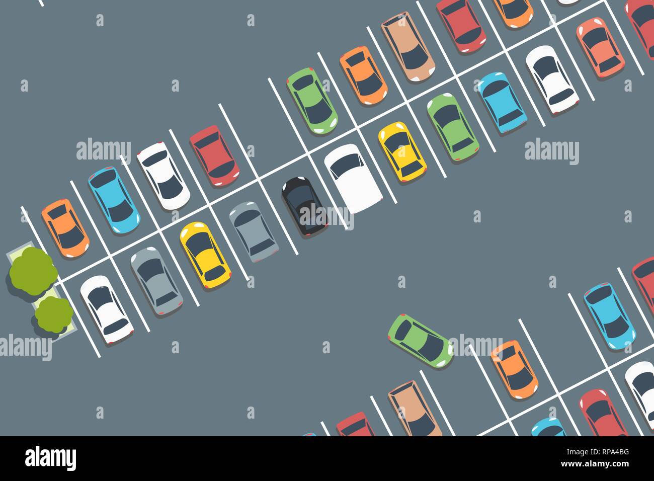 Store carpark Stock Vector Images - Alamy