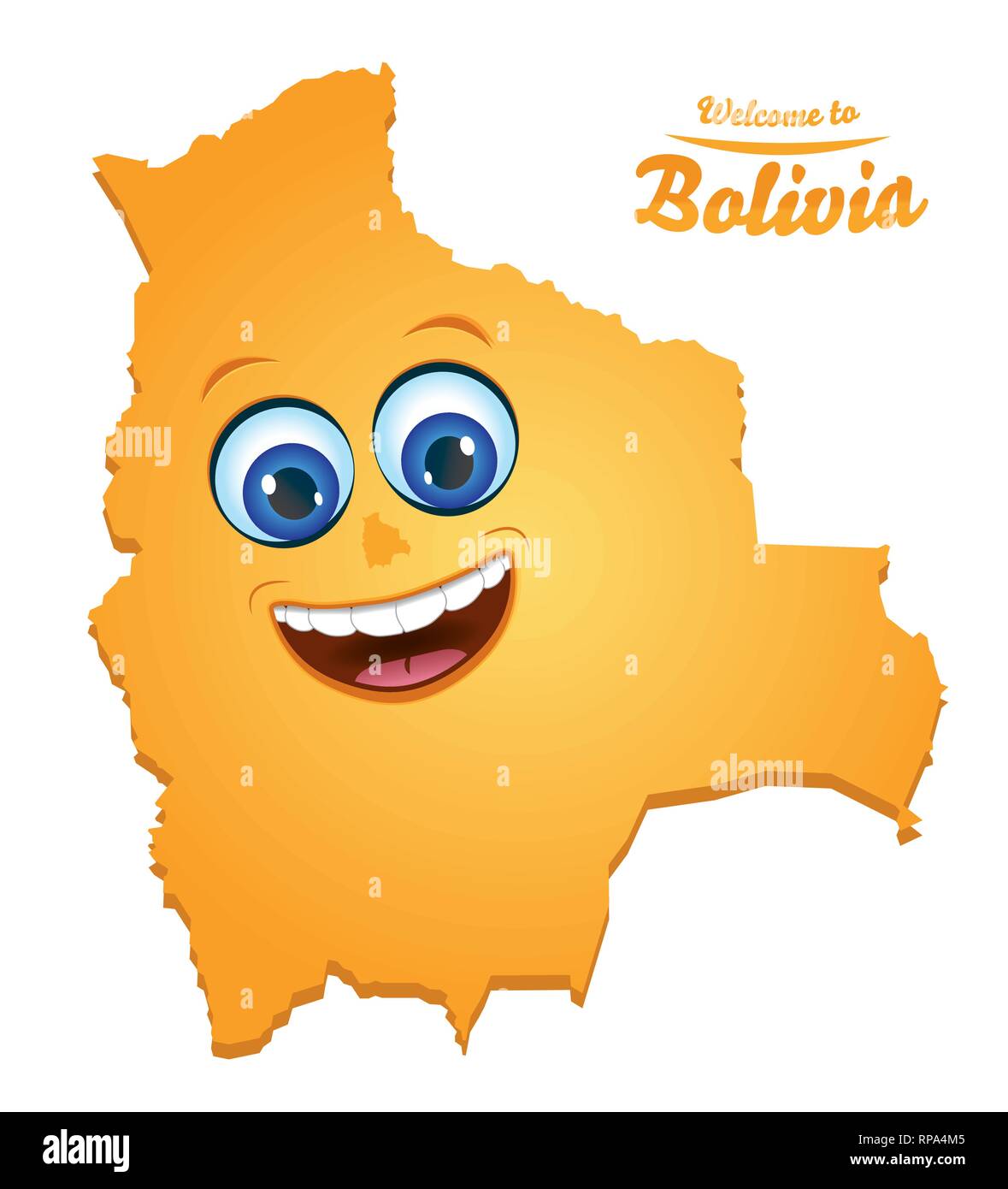 Welcome to bolivia Stock Vector Images - Alamy