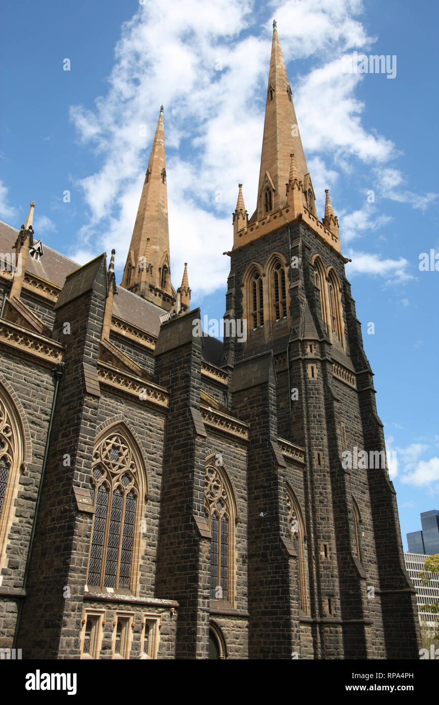 St. Patrick's Cathedral in Melbourne, Victoria, Australia. Roman ...