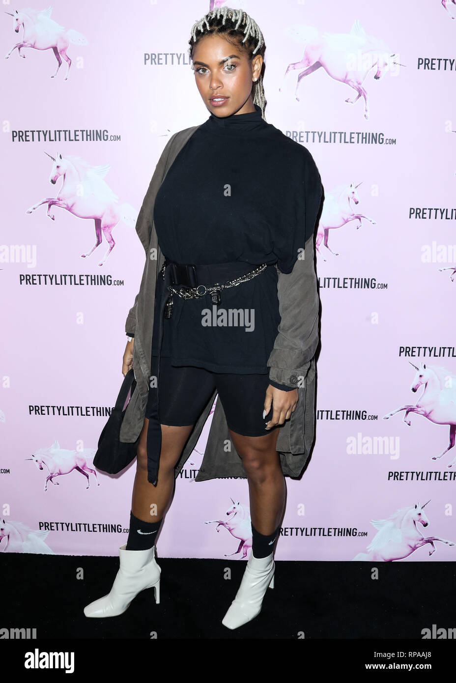 LOS ANGELES, CA, USA - FEBRUARY 20: DJ Millie arrives at the ...