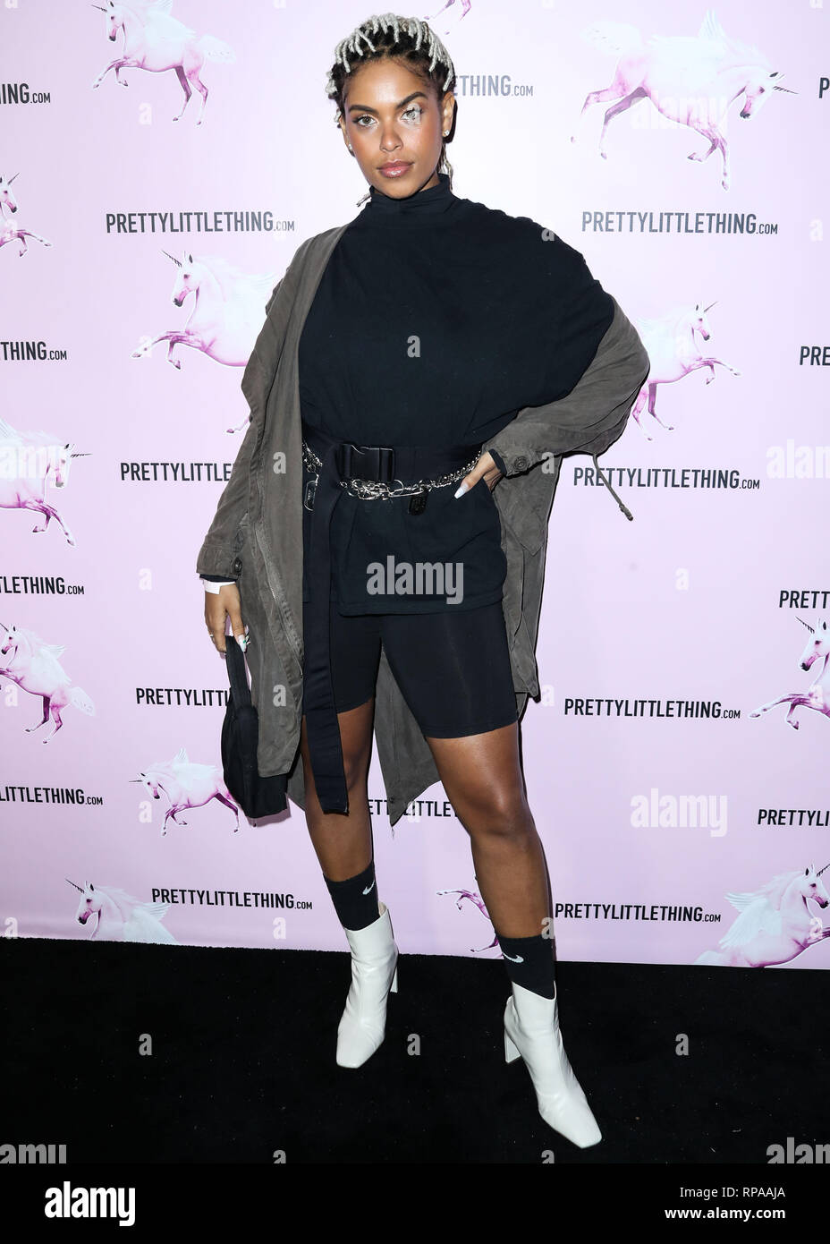 LOS ANGELES, CA, USA - FEBRUARY 20: DJ Millie arrives at the ...