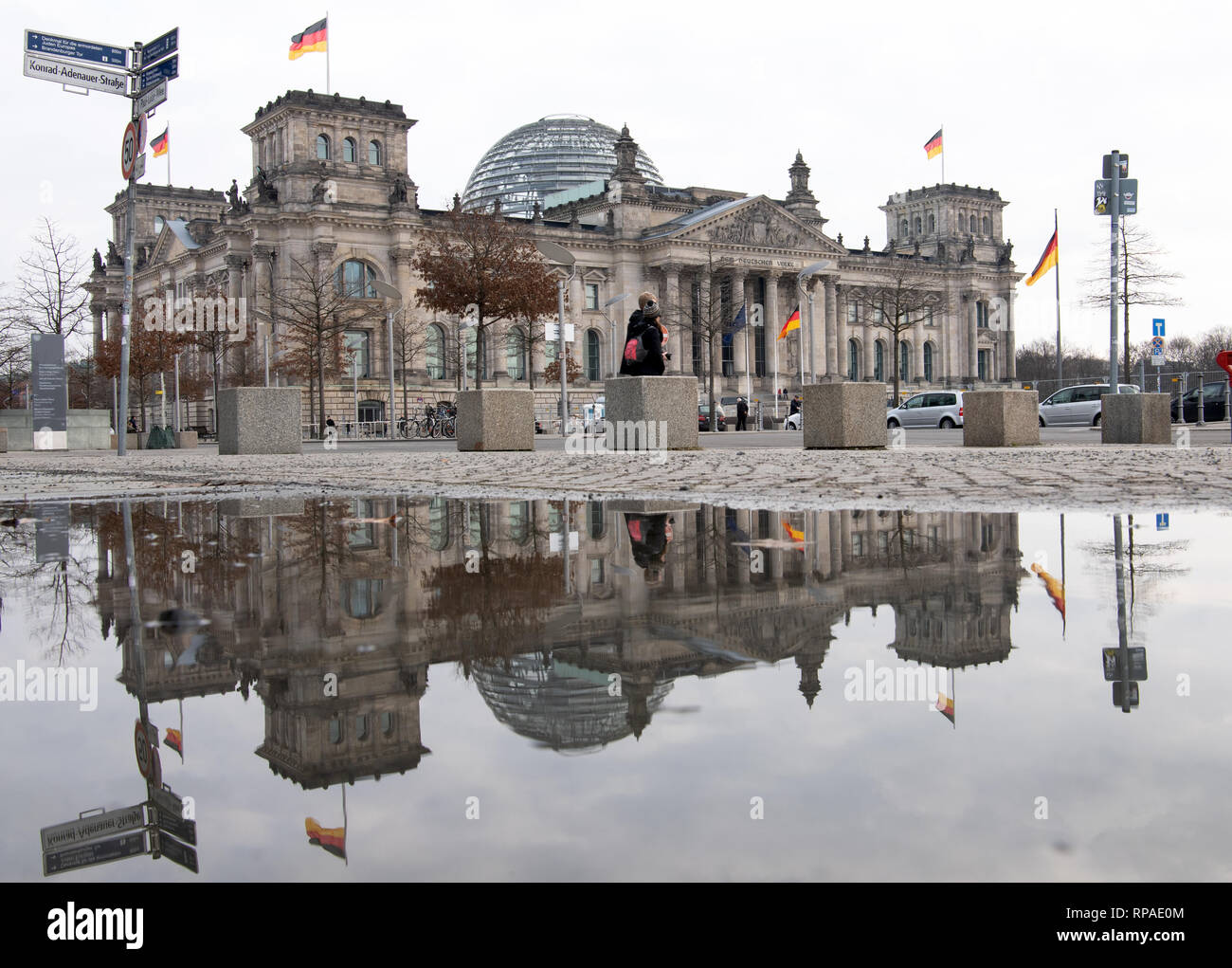 Berlin, Germany. 21st Feb, 2019. The Reichstag building in Berlin, seat ...