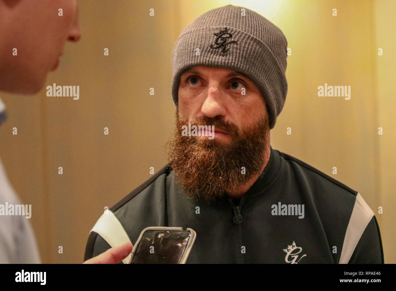 Dublin, Ireland, 21st February 2019 - Bellator 217 media day ...