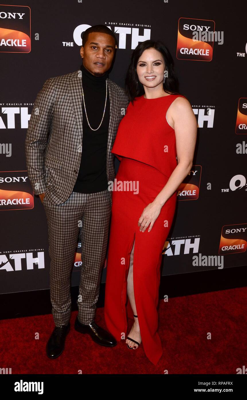 Los Angeles, CA, USA. 20th Feb, 2019. Cory Hardrict, Katrina Law at ...