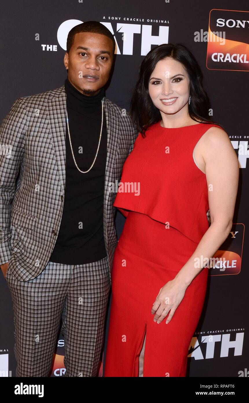 Los Angeles, CA, USA. 20th Feb, 2019. Cory Hardrict, Katrina Law at ...