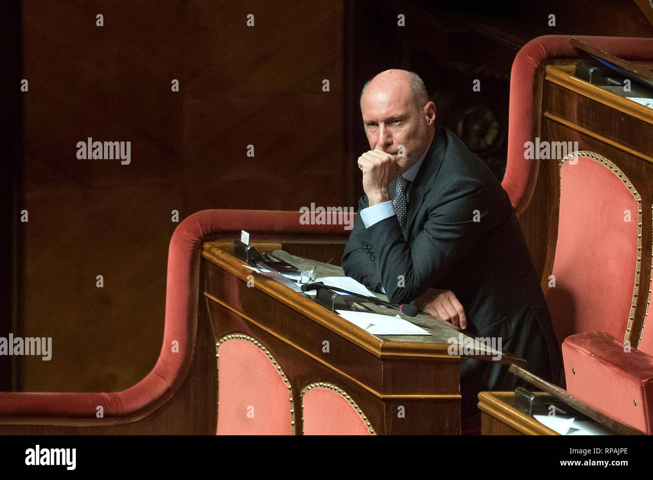 Foto Roberto Monaldo / LaPresse 21-02-2019 Roma Politica Senato ...