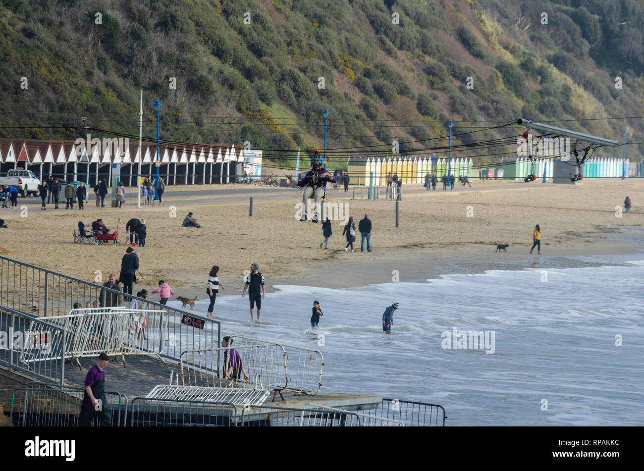 Bournemouth zipline hi-res stock photography and images - Alamy