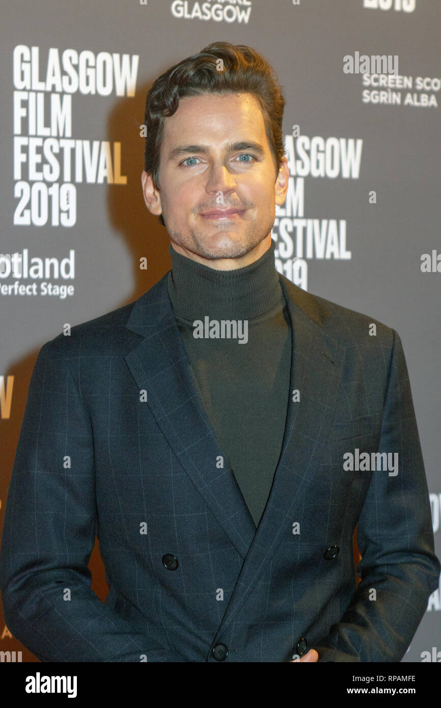 Glasgow, Scotland, UK. 21st February, 2019. Actor, Matt Bomer, on the ...
