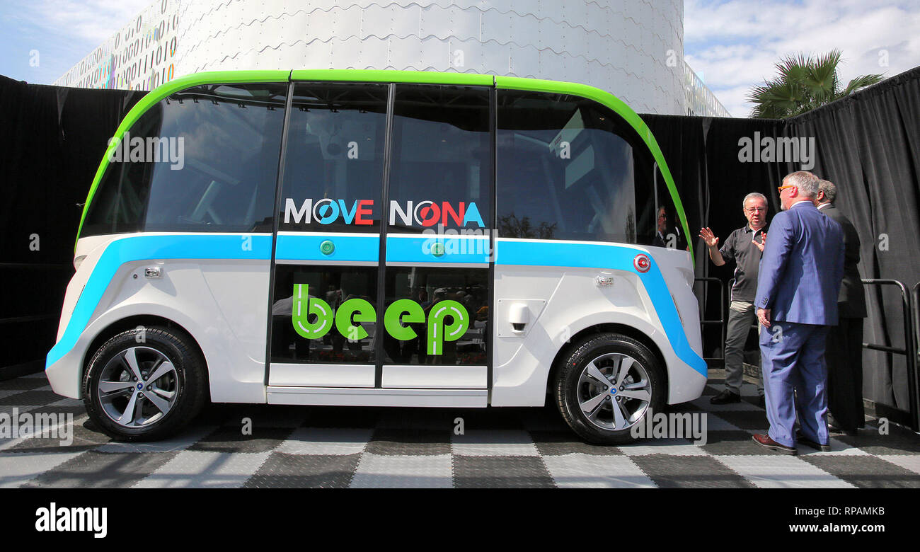 JEROME RIGAUD (left), CEO of NAVYA, a global leader in autonomous ...