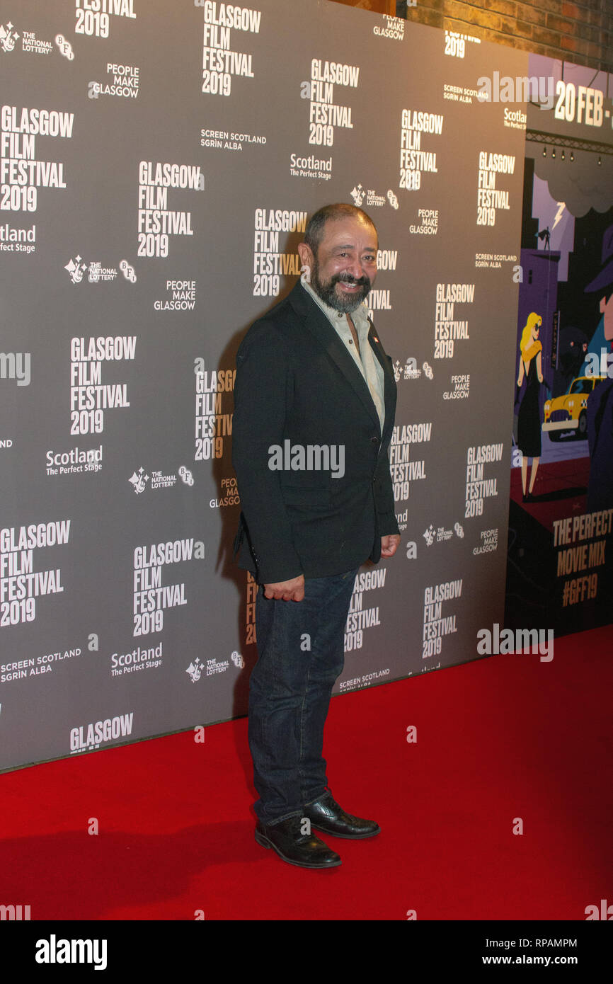 Glasgow, Scotland, UK. 21st February, 2019. Actor, Alejandro Patiño, on ...