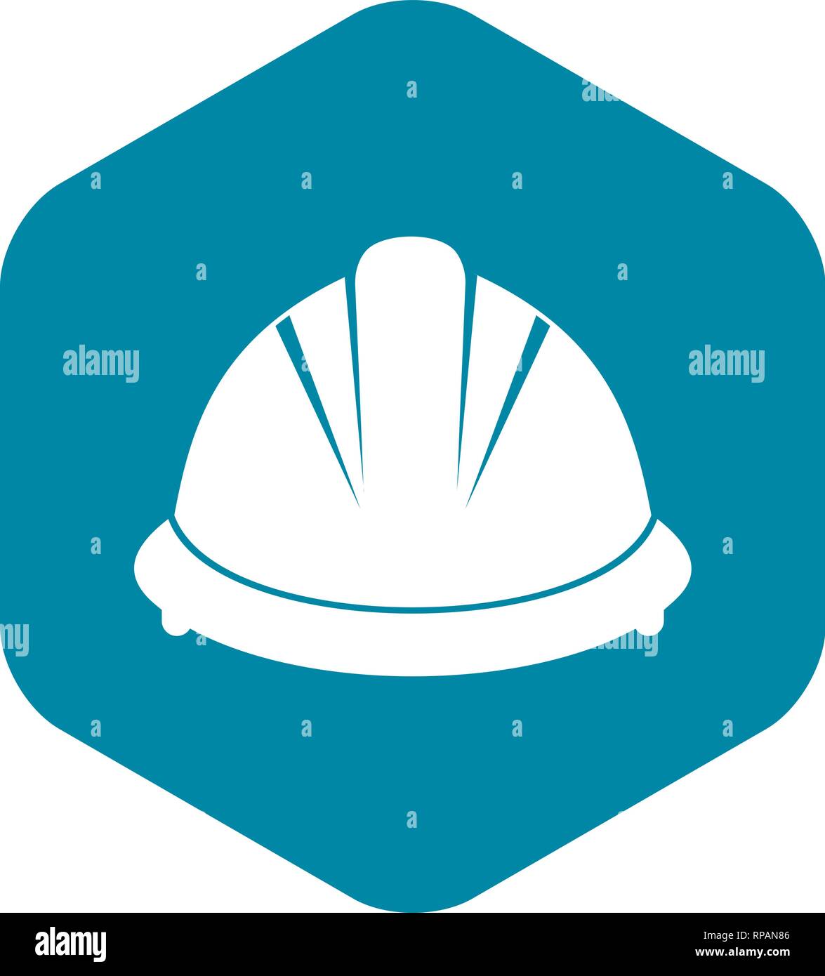 Construction helmet icon, simple style Stock Vector Image & Art - Alamy