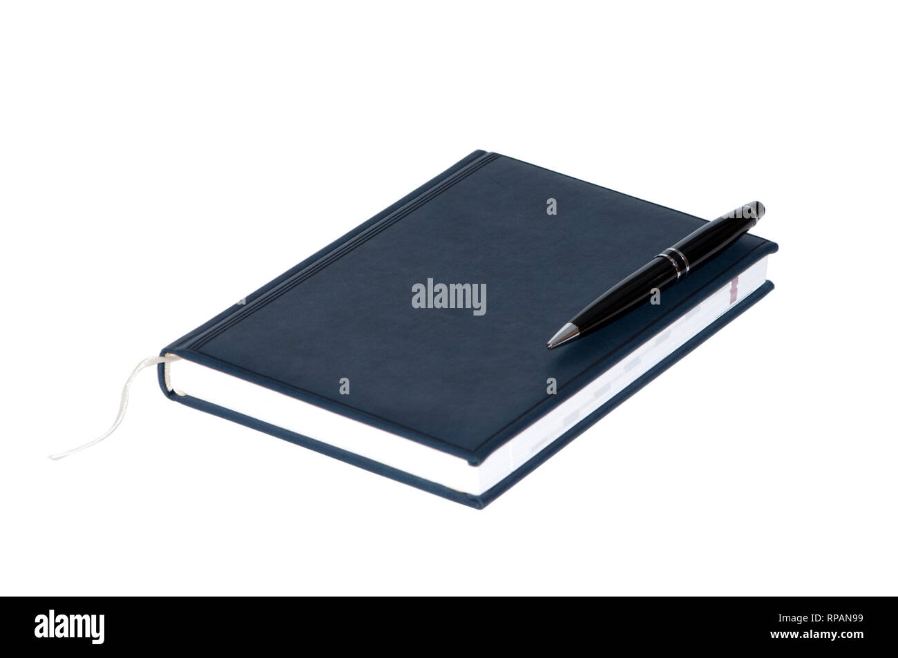 High resolution image. A book and pen for learning Stock Photo - Alamy