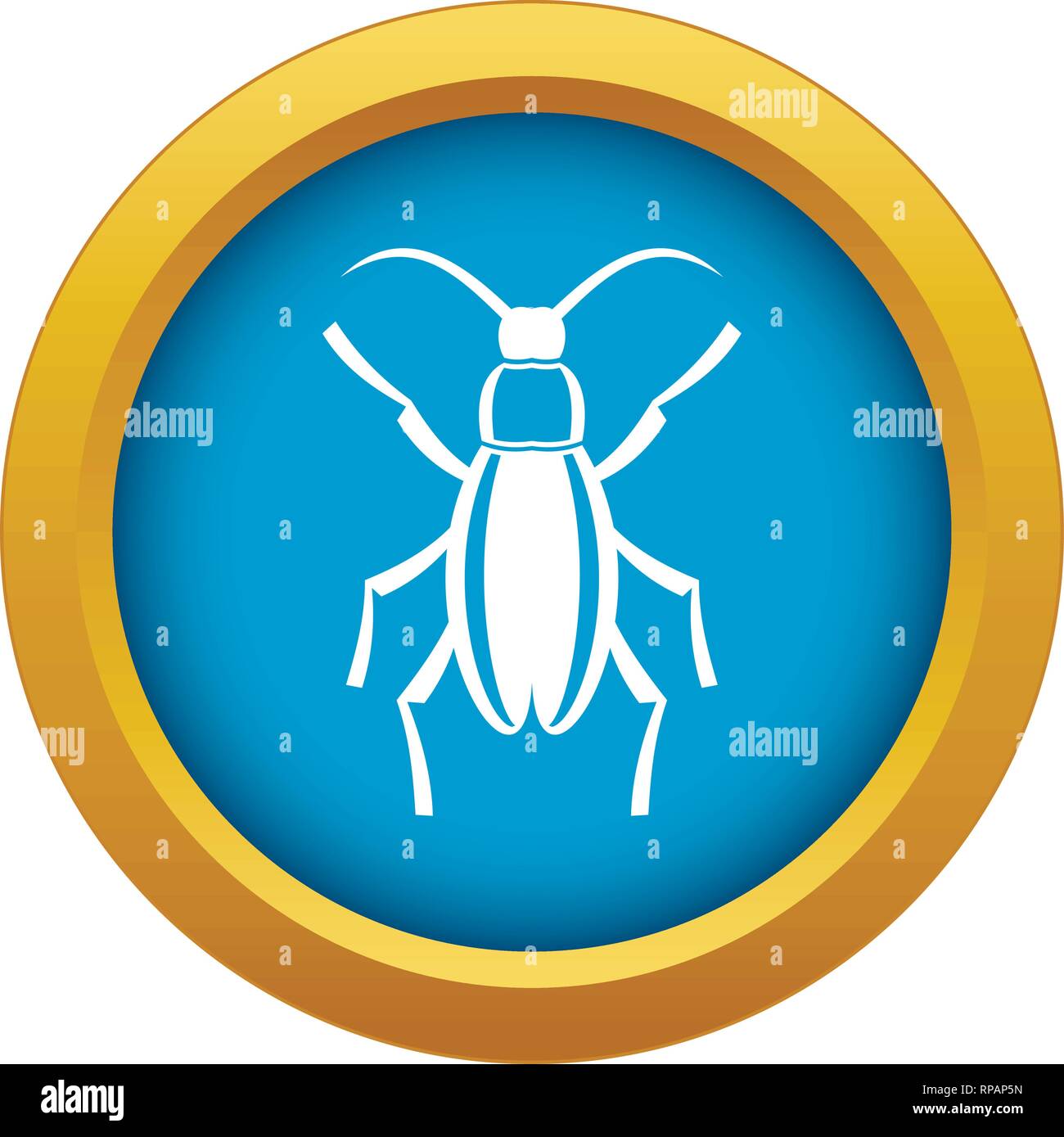 Blue coleoptera Stock Vector Images - Alamy