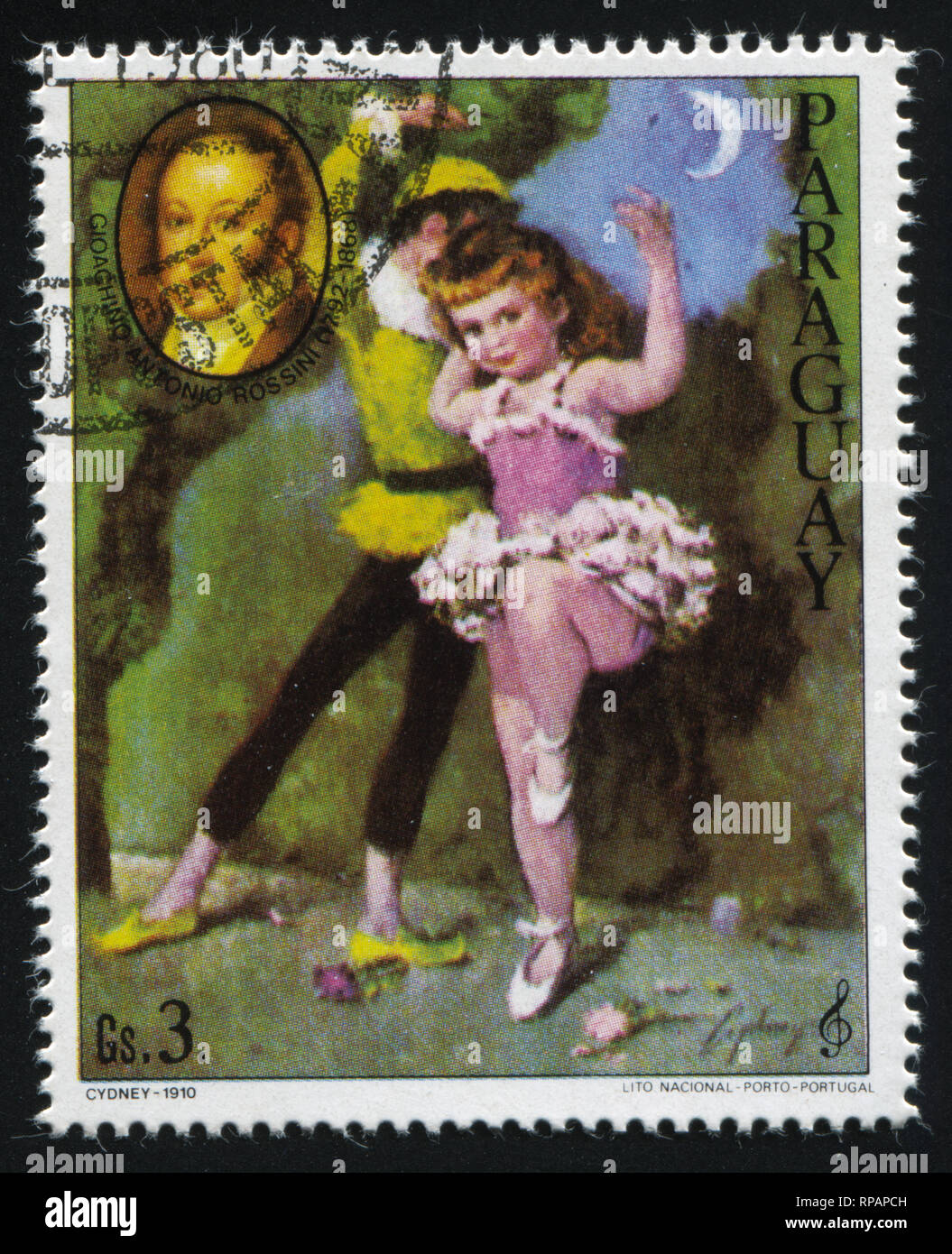 RUSSIA KALININGRAD, 15 APRIL 2017: stamp printed by Paraguay, shows ...