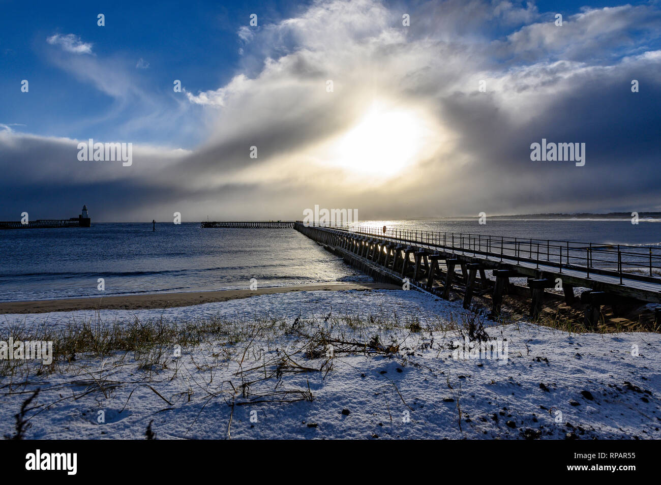 Blyth South Pier, Blyth, Northumberland, UK Stock Photo - Alamy