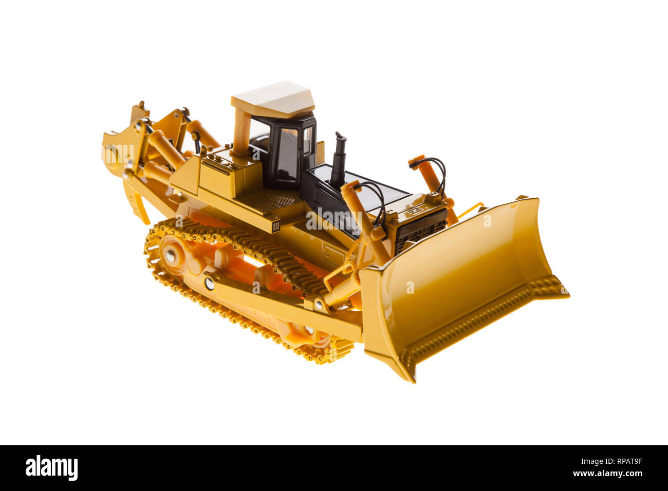 Bulldozer top angle Stock Photo - Alamy
