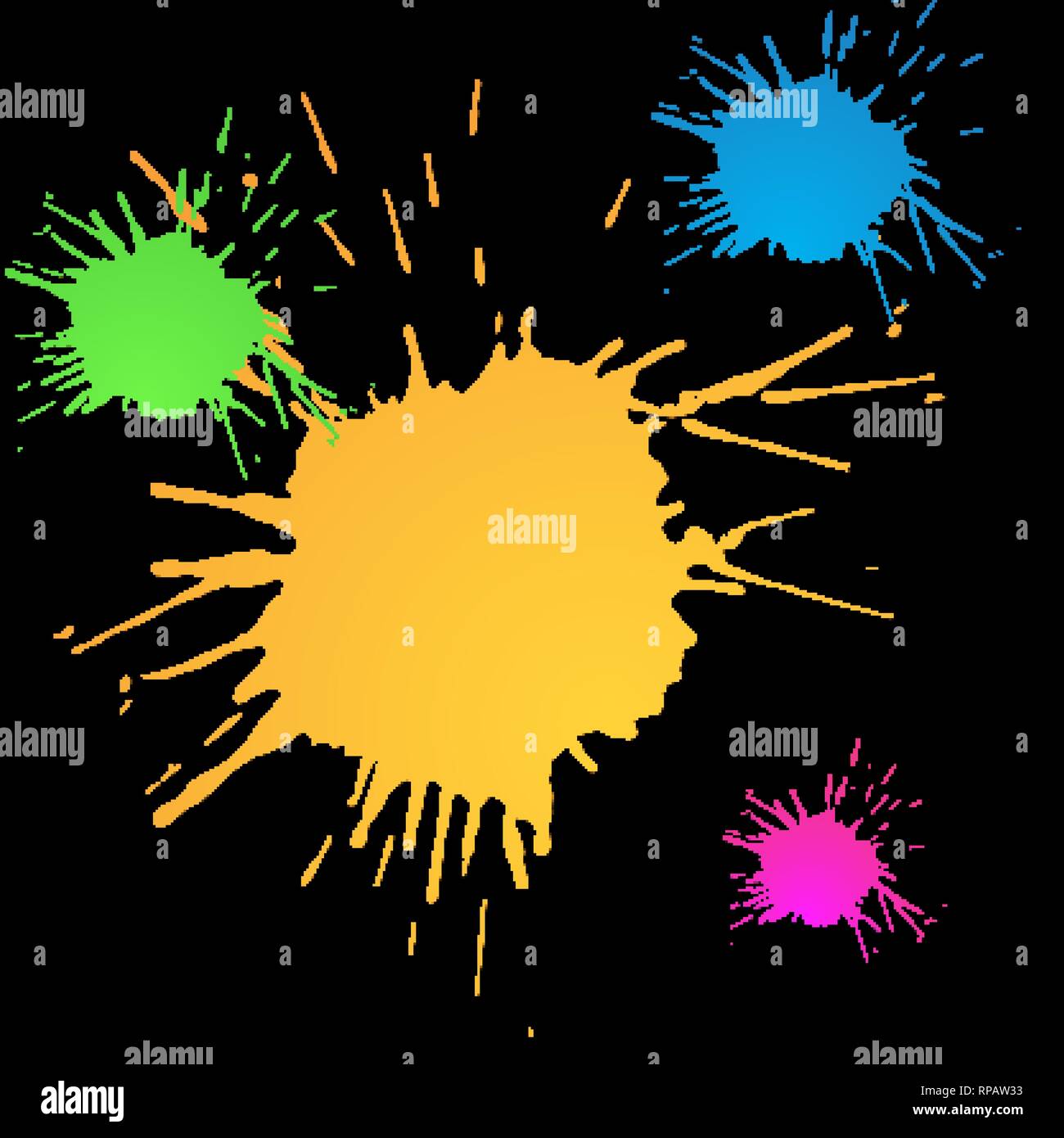 Multi colored stain Stock Vector Images - Alamy