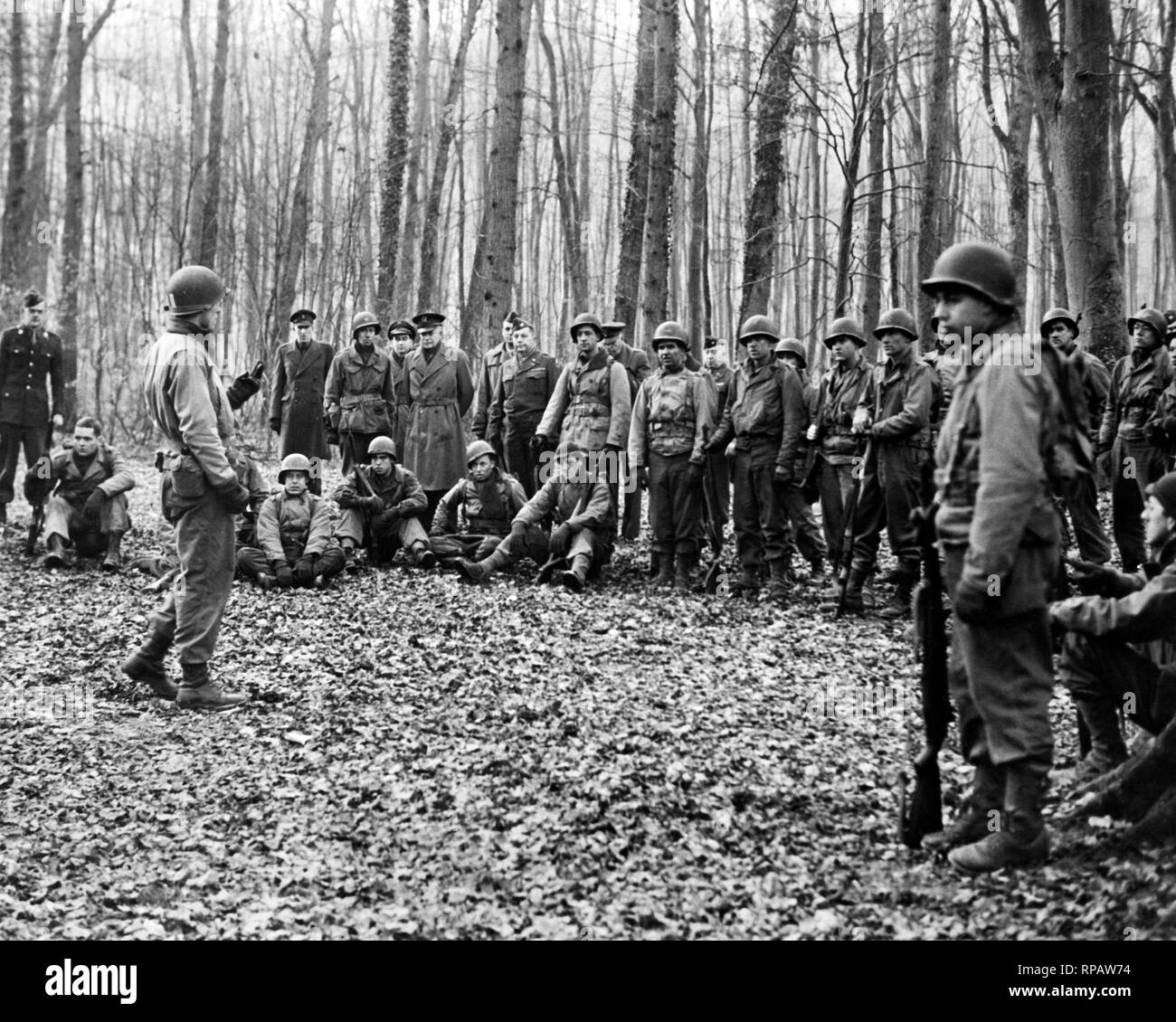 Historical images of american military Black and White Stock Photos ...