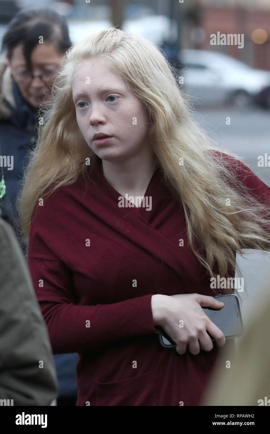 Georgina Lochrane arrives at the High Court in Glasgow, where a ...