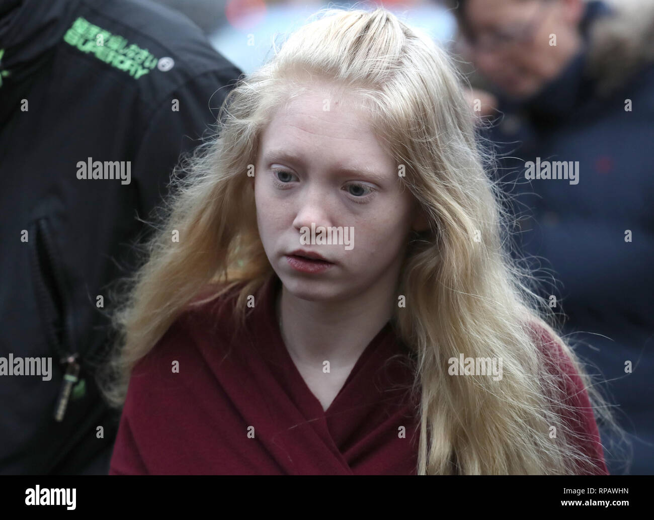Georgina Lochrane arrives at the High Court in Glasgow, where a ...