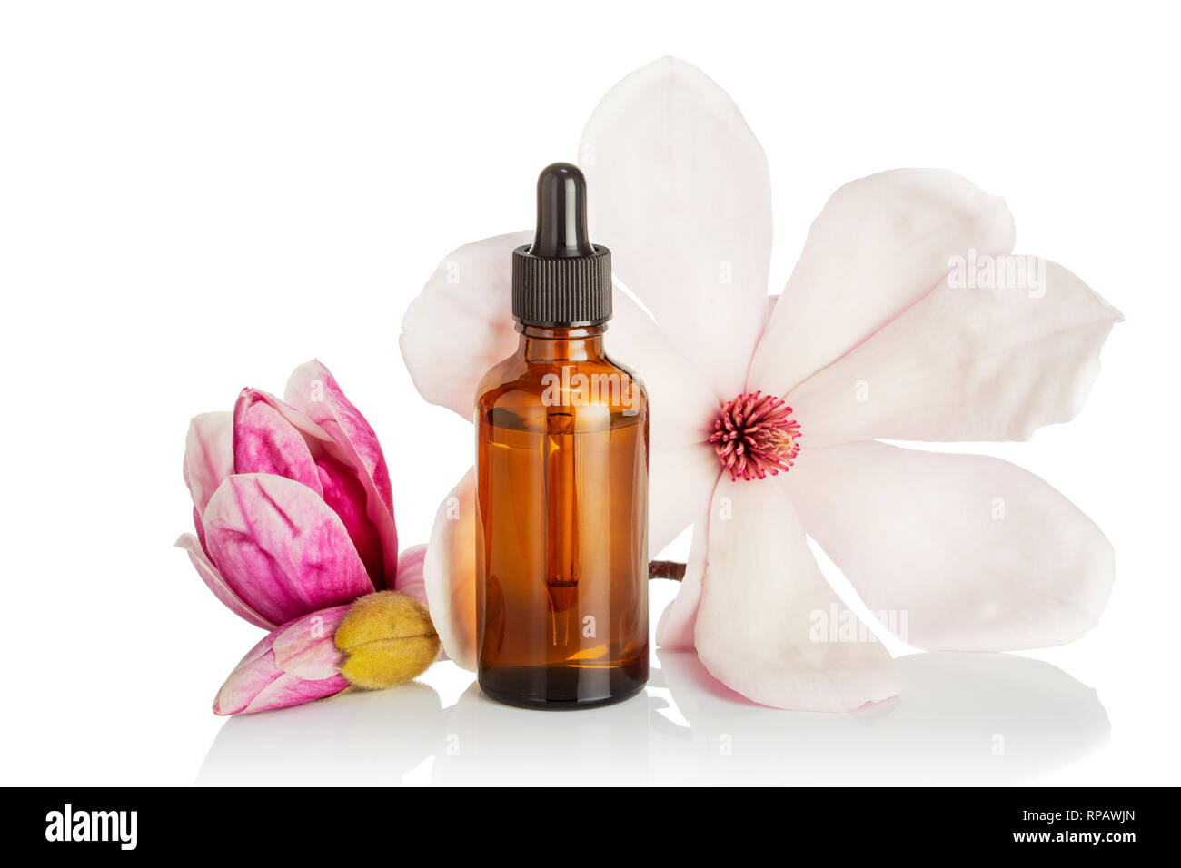 Magnolia essential oil Stock Photo - Alamy