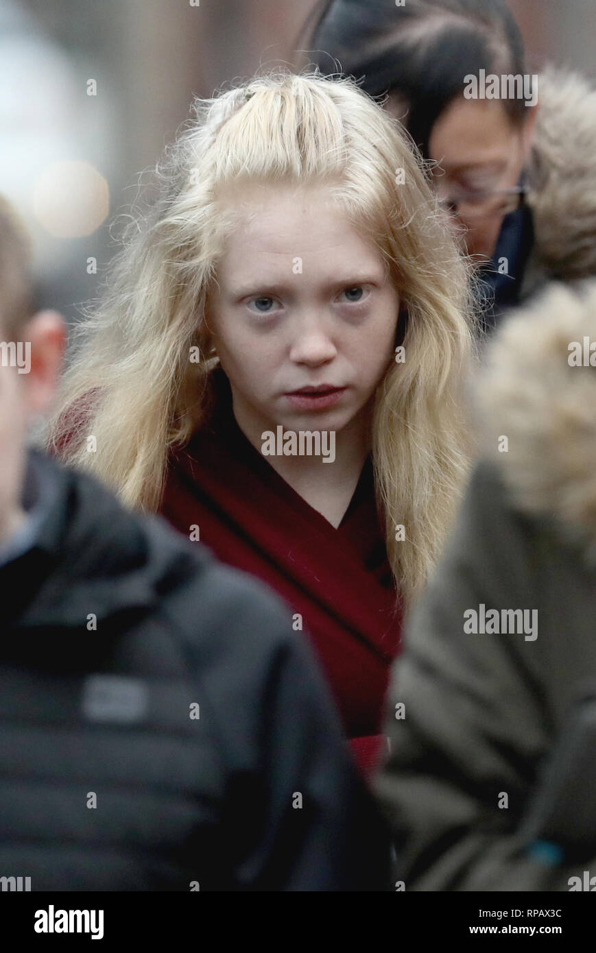 Georgina Lochrane arrives at the High Court in Glasgow, where a ...