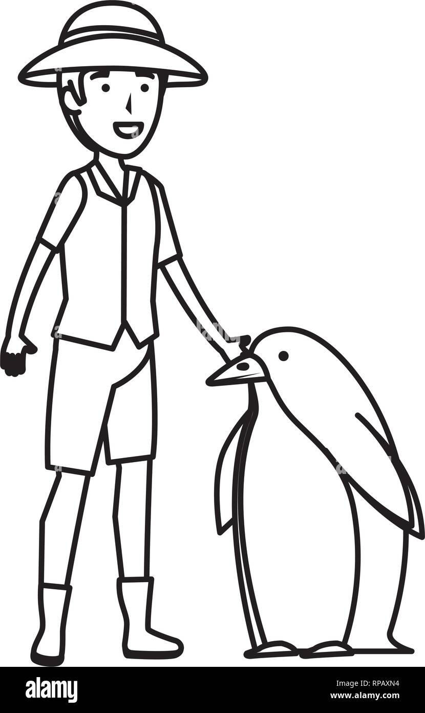 The Zookeeper Black and White Stock Photos & Images - Alamy