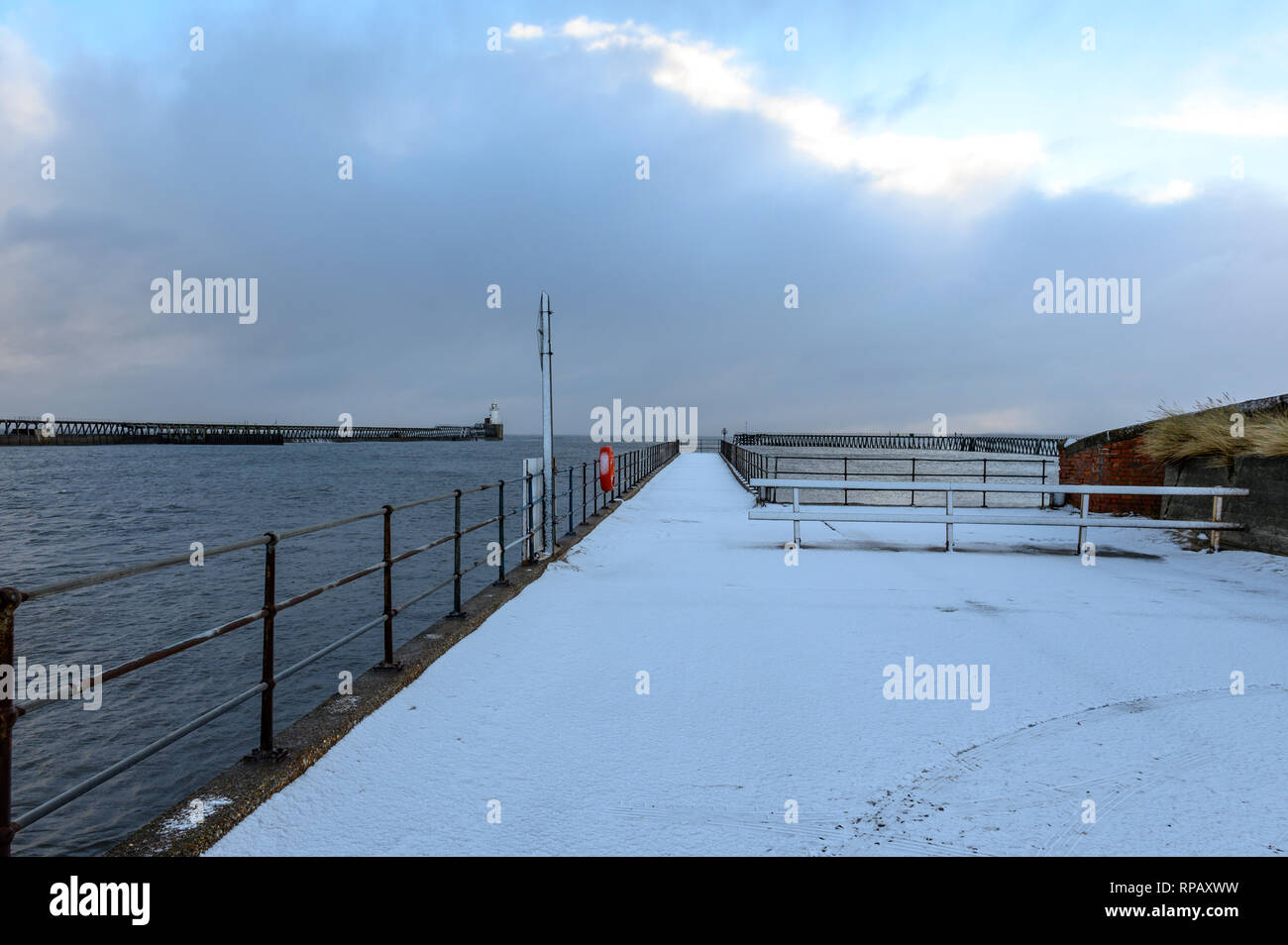 Blyth South Pier, Blyth, Northumberland, UK Stock Photo - Alamy