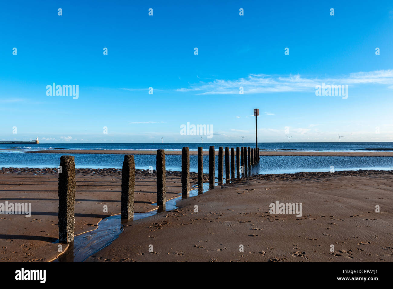 Blyth South Beach, Blyth, Northumberland, UK Stock Photo - Alamy