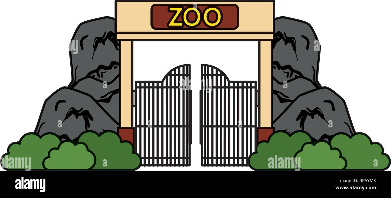 Zoo Gate Drawing